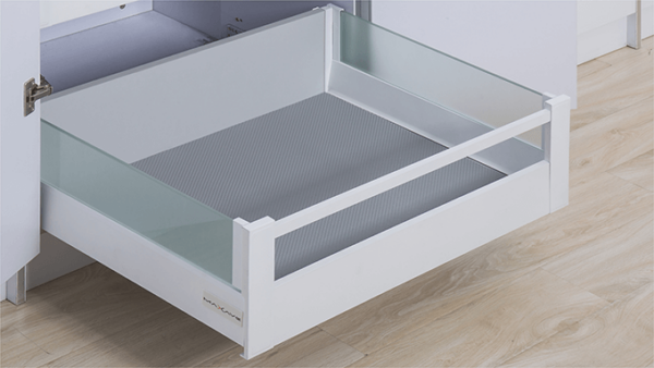 Ultrabox Thin Inner Drawer with High Glass Panel | Maxave